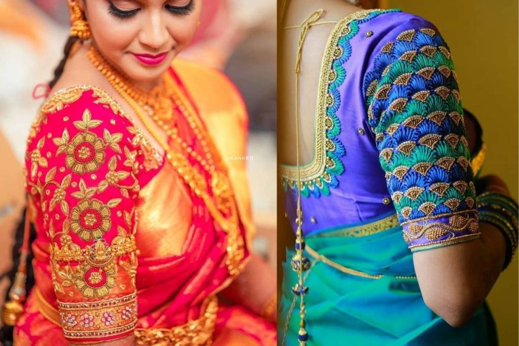 Best Aari Work Blouse Designs of 2024 - Styleoflady
